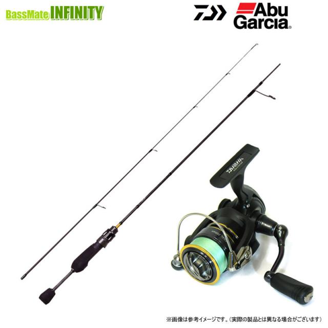 【PE0.4号(約100m)糸付き】【アジング入門セット】●アブガルシア Abu　ソルティースタイル アジ SYAS-432ULS (スピニング)＋ダイワ　16 リーガル 2004H