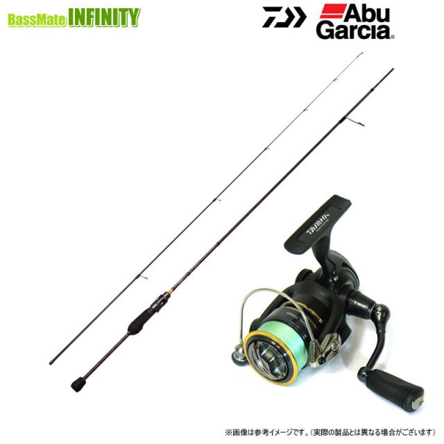 【PE0.4号(約100m)糸付き】【アジング入門セット】●アブガルシア Abu　ソルティースタイル アジ SYAS-632ULS (スピニング)＋ダイワ　16 リーガル 2004H