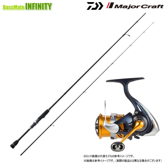 【メバル入門セット】●メジャークラフト　ファーストキャスト ライトロックモデル FCS-T762L＋ダイワ　24 レブロス LT2000S-XH