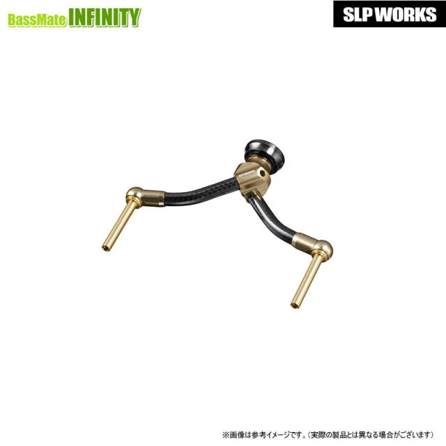 ●ダイワ SLPワークス　SLPW カーボンライトダブルハンドル 82mm ゴールド