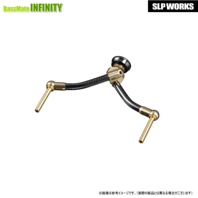 ●ダイワ SLPワークス　SLPW カーボンライトダブルハンドル 92mm ゴールド