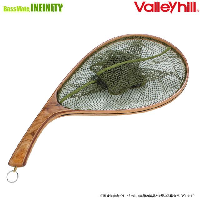 ●バレーヒル　ハンドメイドリリースネット カーブ （ラバーコーティングネット） Mサイズ 51cm