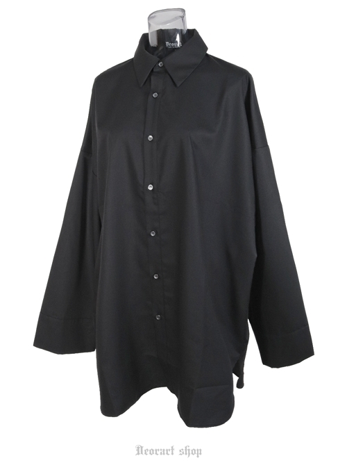 [APPAREL]/ディオラート/モンスターサイズ ユニセックスシャツ ブラック (L) ゴスロリ・パンク/Deorart