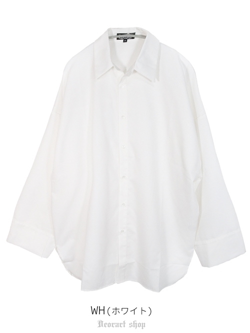 [APPAREL]/ディオラート/モンスターサイズ ユニセックスシャツ ホワイト (L) ゴスロリ・パンク/Deorart