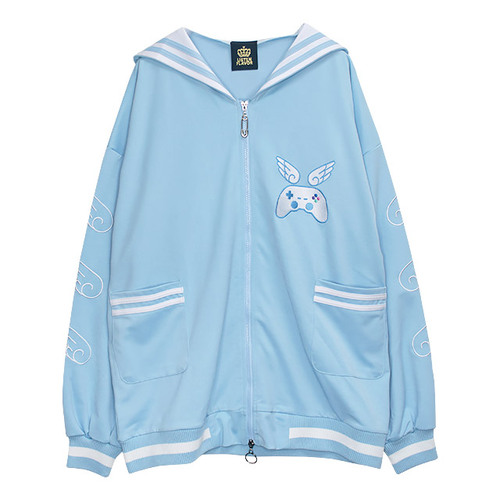 [APPAREL]/リッスンフレーバー/ゲーミング天使セーラージャージ LIGHT BLUE (F) ゴスロリ・パンク/LISTEN FLAVOR