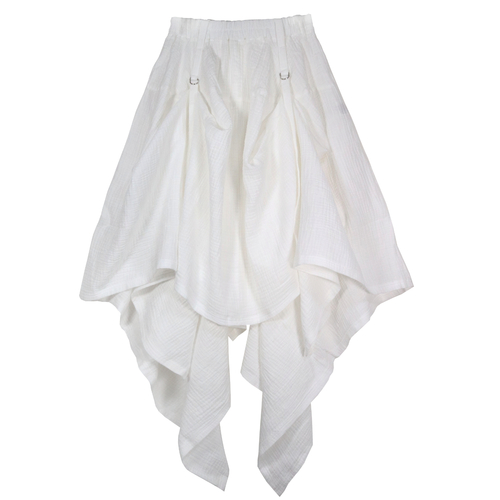 [APPAREL]/ディオラート/Wガーゼ・ユニセックス スカート ホワイト (F) ゴスロリ・パンク/Deorart