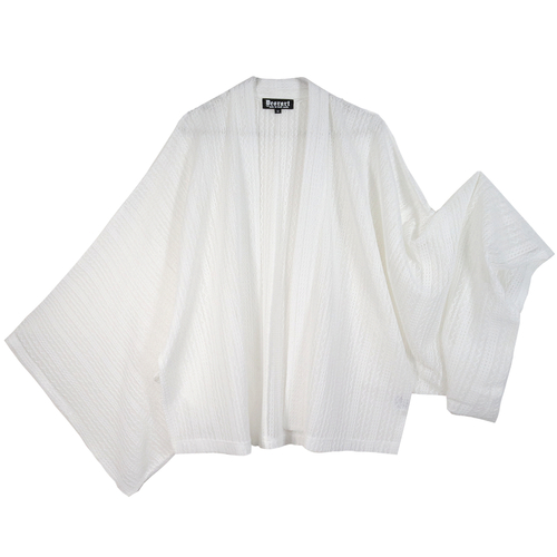 [APPAREL]/ディオラート/[透け感 シアー] キモノ袖 羽織カーディガン [着物袖・振袖] ホワイト (L) ゴスロリ・パンク/Deorart
