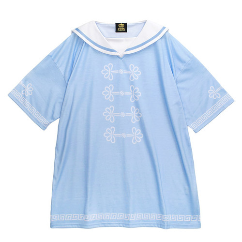 [APPAREL]/リッスンフレーバー/最強サブカル　チャイナセーラー LIGHT BLUE (F) ゴスロリ・パンク/LISTEN FLAVOR