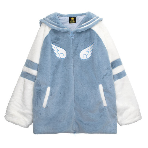 [APPAREL]/リッスンフレーバー/ヘヴンリー セーラーファーブルゾン LIGHT BLUE (F) ゴスロリ・パンク/LISTEN FLAVOR