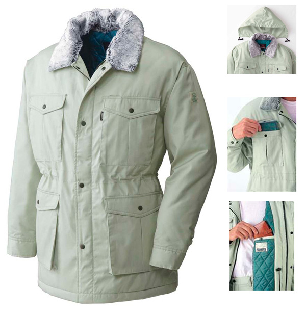 作業着・作業服/防寒着・防寒対策/秋冬用　ジーベック 991 コート 防寒着 M〜5L