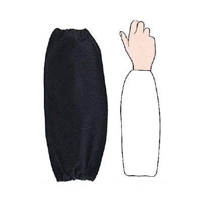 川西工業【KAWANISHI】作業用品/腕カバー 201 綿腕カバー 両口ゴム （ブラック）12双組×5セット