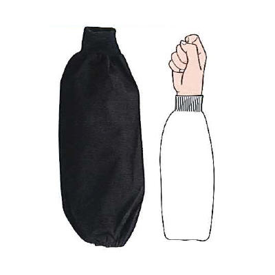 【送料無料】川西工業【KAWANISHI】作業用品/腕カバー 201A 綿腕カバー ジャージ付 （ブラック）12双組×5セット