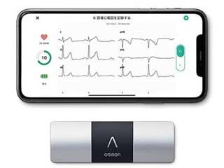 OMRON オムロン HCG-8060T 携帯型心電計・軽量・コンパクトサイズの通販はau PAY マーケット - ムラウチドットコム | au PAY マーケット－通販サイト
