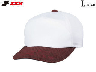 SSK エスエスケイ 【メンズ・ユニセックス】チームキャップ【ホワイト×エンジ】【L】BC067の通販はau PAY マーケット - ムラウチドットコム | au PAY マーケット－通販サイト