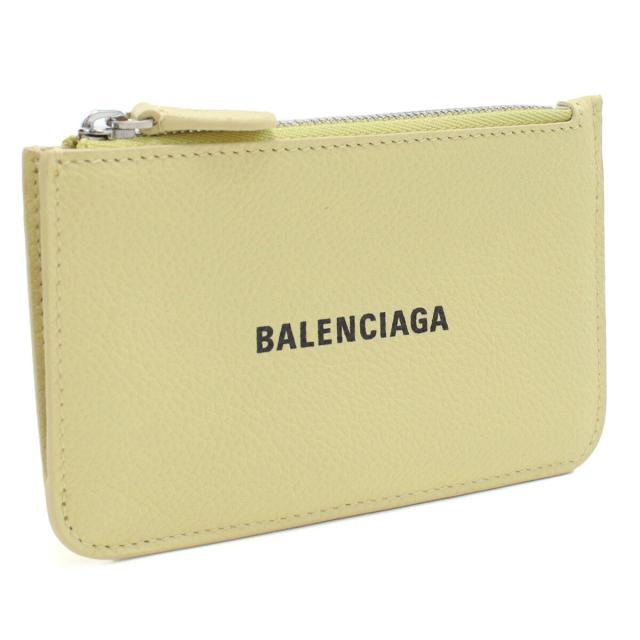 【新品】バレンシアガ BALENCIAGA  小銭入れ　ブランド　ロゴ 637130　1IZI3　7660 イエロー系　mini-01　wallet-01