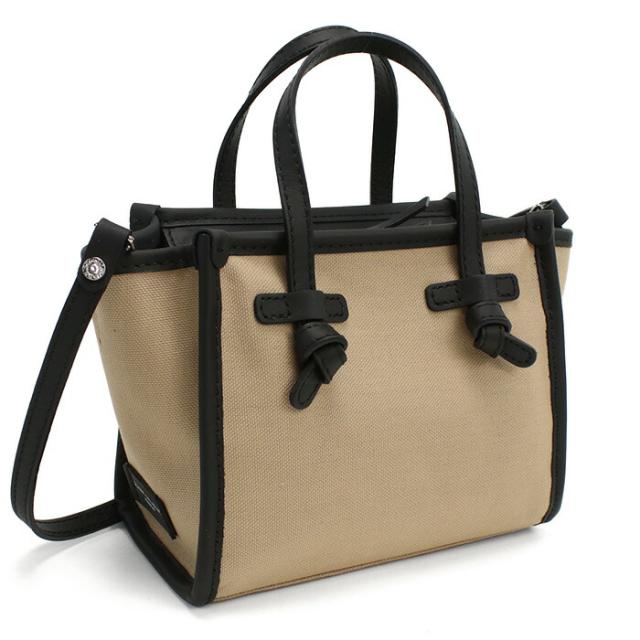 【新品】ジャンニキアリーニ GIANNI CHIARINI  トートバッグ　ブランド 8065　CNV CORDA ベージュ系　bag-01