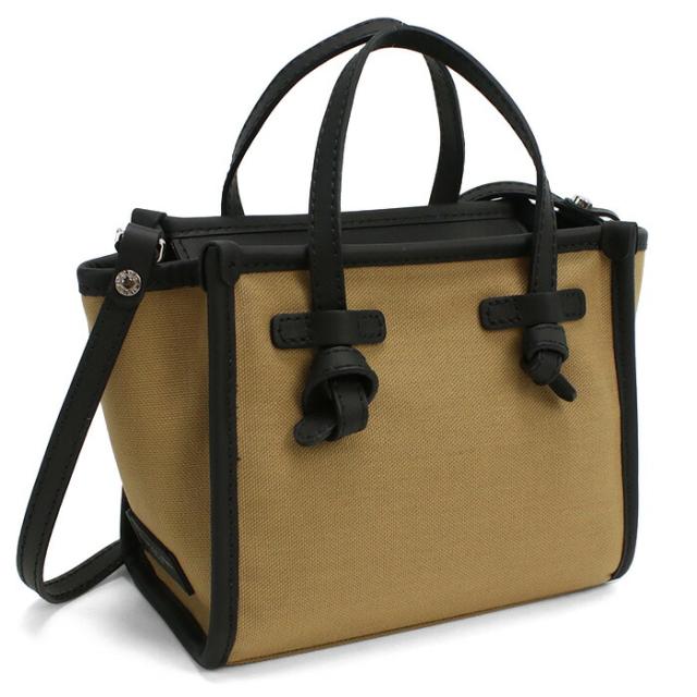 【新品】ジャンニキアリーニ GIANNI CHIARINI  トートバッグ　ブランド 8065　CNV CAPPUCCINO ブラウン系　bag-01