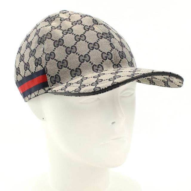 【新品】グッチ GUCCI  メンズ　キャップ　ブランド 696845　4HAQQ　4068 ネイビー　cap-01