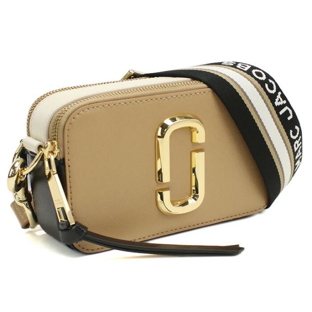 【新品】マーク・ジェイコブス MARC JACOBS THE SNAPSHOT 斜め掛けショルダー　ブランド 2S3HCR500H03　233 CAMEL MULTI ブラウン系 マルチカラー　bag-01
