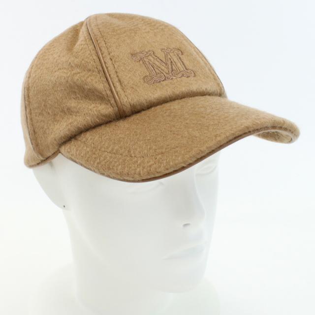 【新品】マックスマーラ MaxMara  レディース　キャップ　ブランド 45760137 NELLA　600　002 ブラウン系　warm-02　win-03w