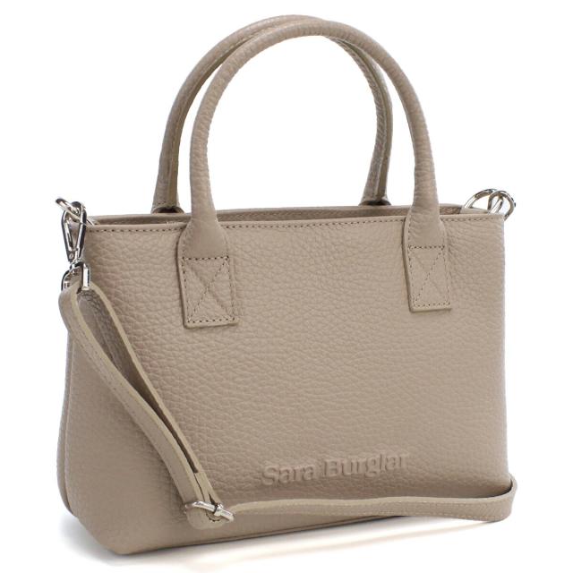 サラバーグラー Sara Burglar  トートバッグ フォーマルバッグ ブランド 076 TAUPE グレー系 bag-01   gif-03w
