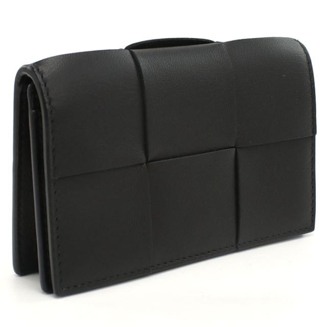 BOTTEGA VENETA ボッテガヴェネタ 名刺入れ イントレチャート 651396 V3UO3 8803 ブラック メンズ レディース