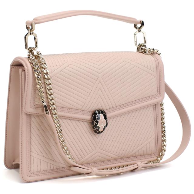 BVLGARI ブルガリ 斜め掛け ショルダーバッグ 287387 ﾗﾑ ﾋﾟﾝｸ ２WAY レディース