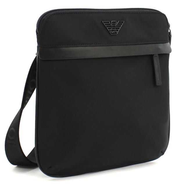EMPORIO ARMANI エンポリオアルマーニ 斜め掛け ショルダーバッグ EM001807 AF13454 UC001 メンズ ブラック