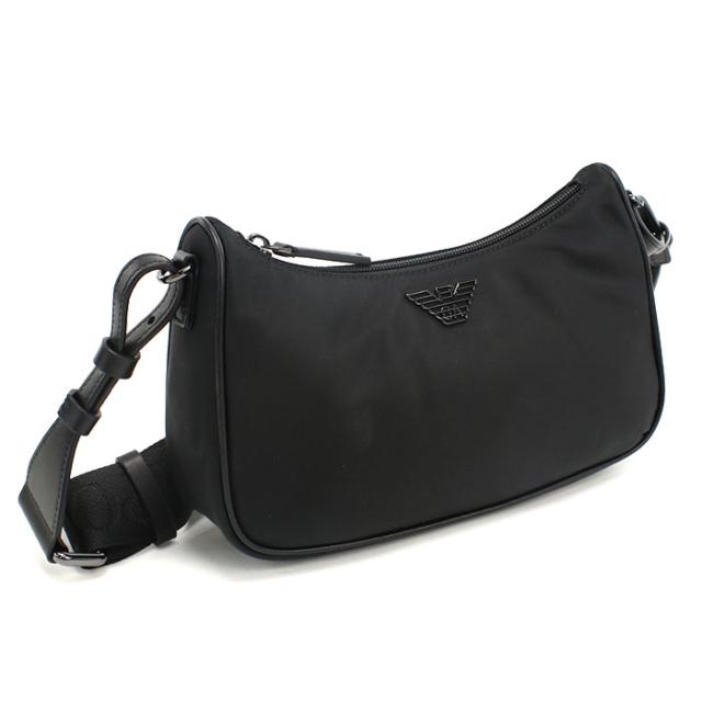 EMPORIO ARMANI エンポリオアルマーニ 斜め掛け ショルダーバッグ EM001808 AF13454 UC001 メンズ レディース ブラック