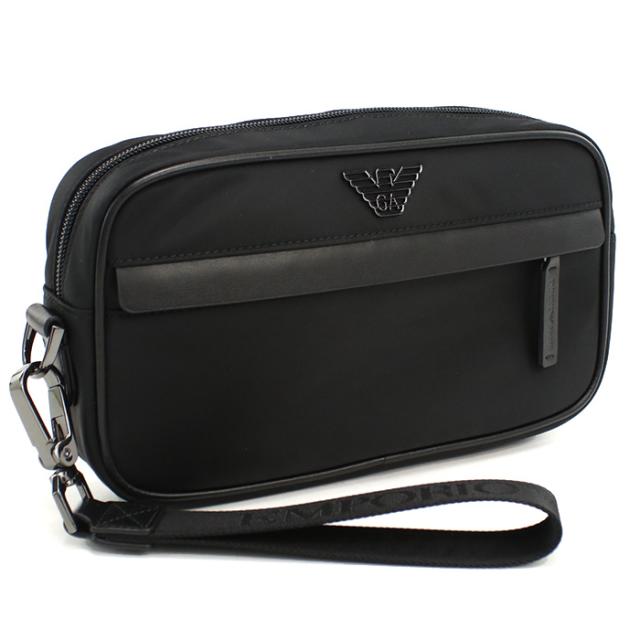 EMPORIO ARMANI エンポリオアルマーニ セカンドバッグ EM001811 AF13454 UC001 メンズ ブラック