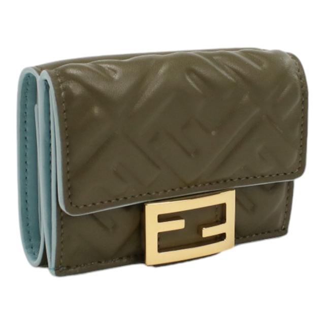FENDI フェンディ 三折財布小銭入付き 8M0395 AT00 F1PQH レディース ブラウン