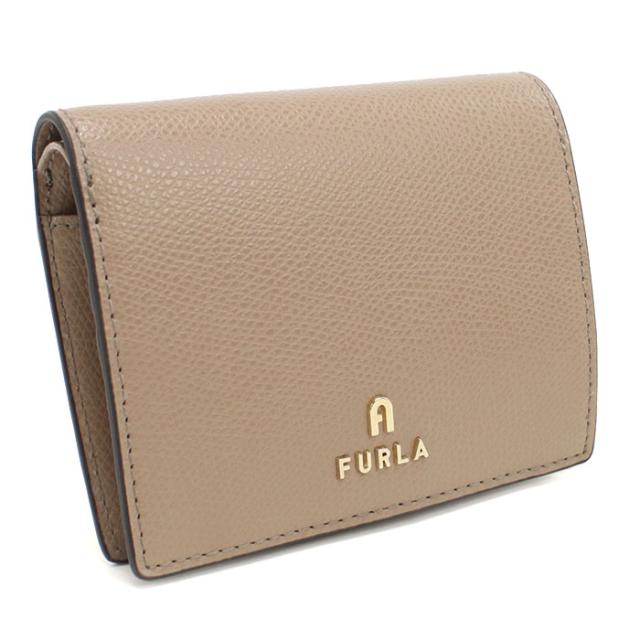 FURLA フルラ 二つ折り財布 小銭入付き カメリア WP00304 ARE000 1257S CAMELIA S レディース ベージュ