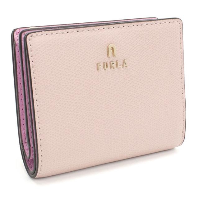 FURLA フルラ 二つ折り財布 小銭入付き カメリア WP00307 ARE000 4304S CAMELIA S レディース ピンク