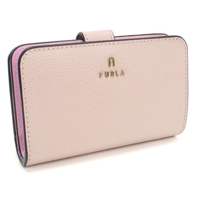 FURLA フルラ 二つ折り財布 小銭入付き WP00314 ARE000 4304S CAMELIA M レディース ピンク