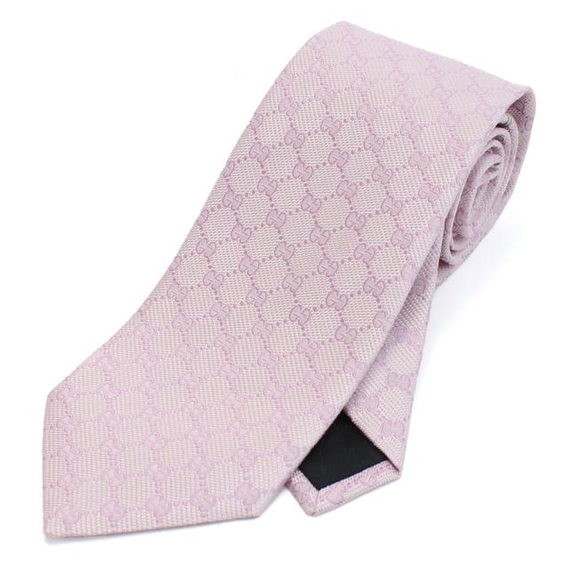 GUCCI グッチ ネクタイ 456522 4B002 5900 メンズ ピンク