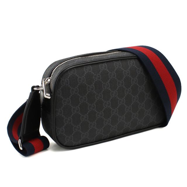 GUCCI グッチ 斜め掛け ショルダーバッグ 792097 FADJA 1042 GG BLACK メンズ ブラック