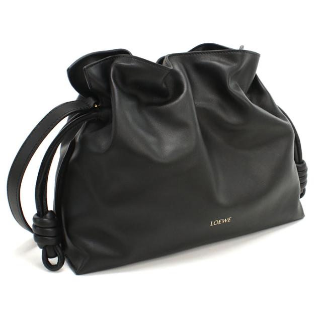 LOEWE ロエベ クラッチバッグ ショルダーバッグ A411FC1XBF 1100 FLAMENCO CLUTCH レディース ブラック