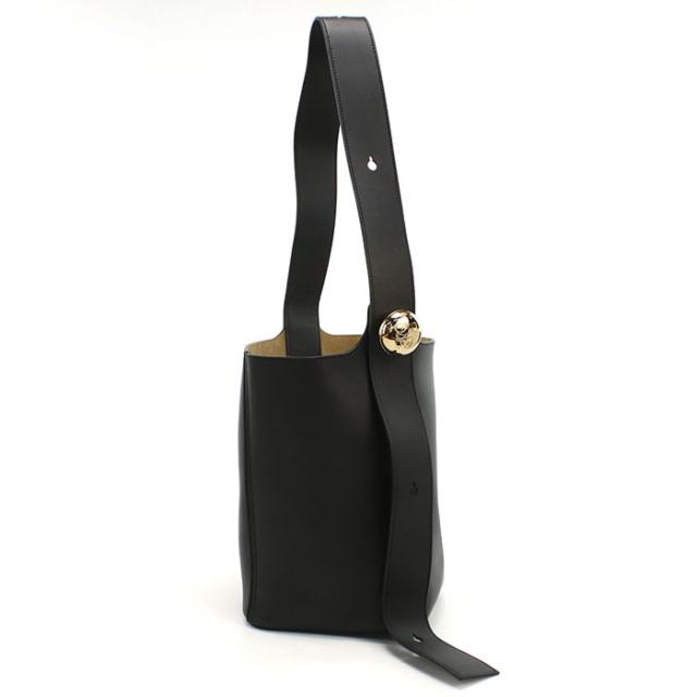 LOEWE ロエベ ペブル バケットバッグ ミディアム AANBBBWX01 レディース ブラック