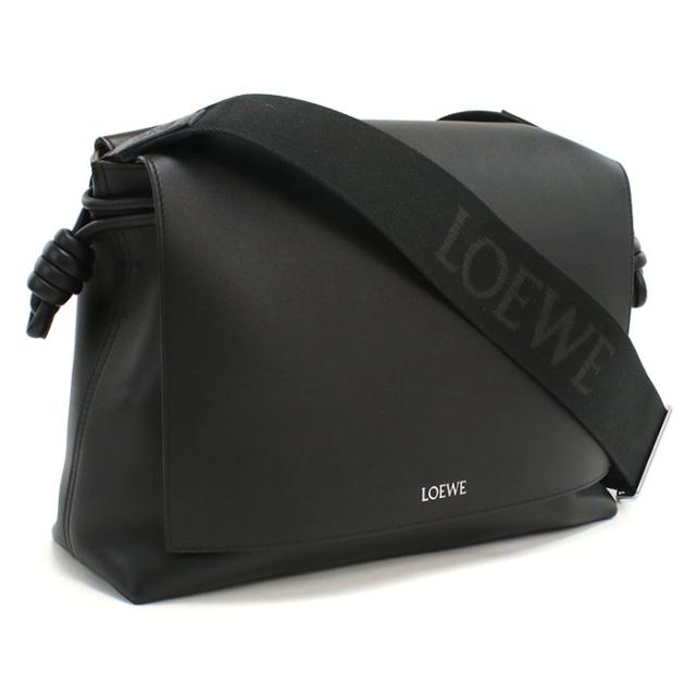 LOEWE ロエベ ショルダーバッグ FLAMENCO SATCHEL フラメンコサッチェル B411FSAX04 1100 メンズ ブラック