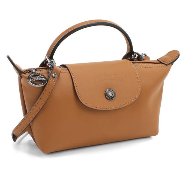 Longchamp ロンシャン ショルダーバッグ ル プリアージュ エクストラ ポーチ 34205 987 M19 レディース ブラウン
