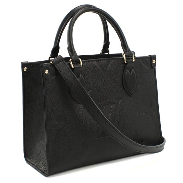 LOUIS VUITTON ルイヴィトン トートバッグ M45653 オンザゴー PM アンプラント レディース ブラック