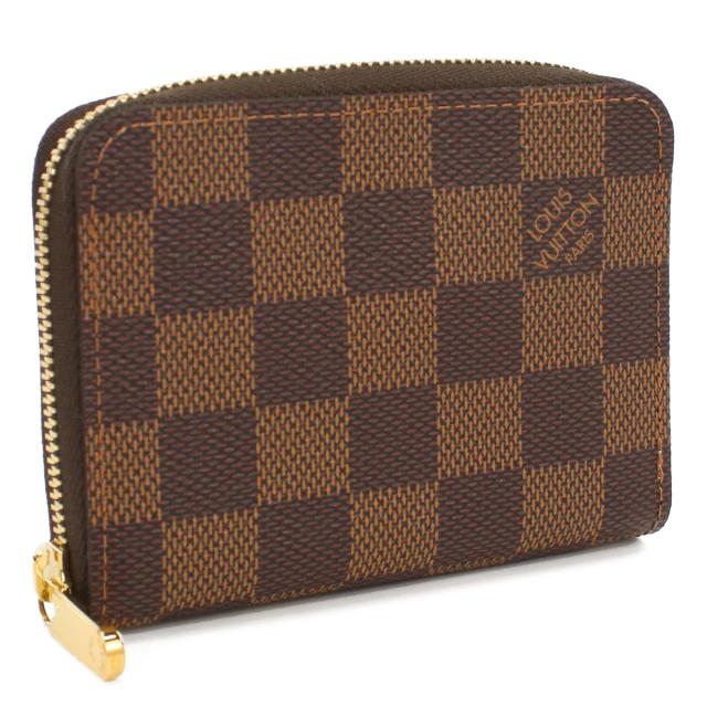 LOUIS VUITTON ルイヴィトン 小銭入れ N60213 ダミエ ジッピーパース ダミエ レディース ブラウン