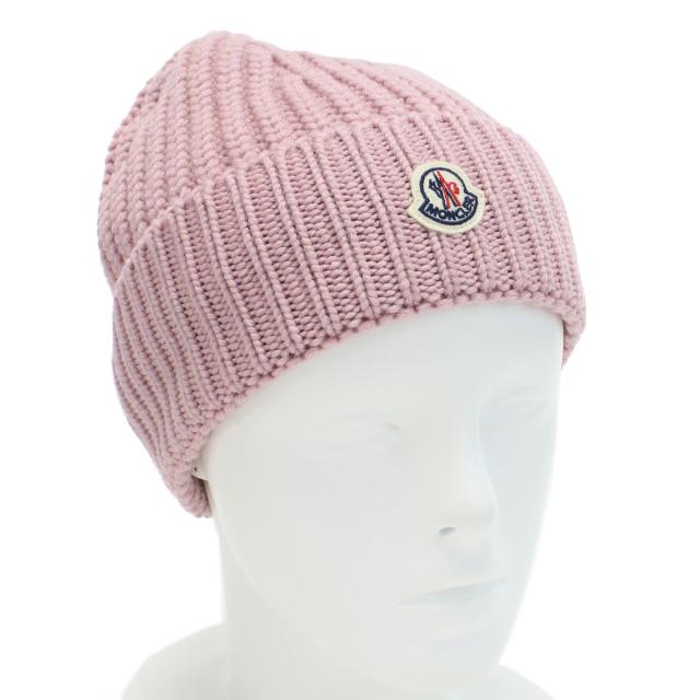 MONCLER モンクレール ニットキャップ 3B00048 M1131 51A レディース ピンク