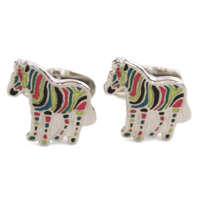 Paul Smith ポールスミス カフス M1ACUFF AZEBRA 97 メンズ シルバー系 マルチカラー