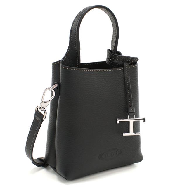 TOD’S トッズ ショルダーバッグ ハンドバッグ マイクロ XBWAPAT9000 QRI B999 レディース ブラック