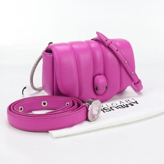 中古良品BVLGARI ブルガリ ショルダーバッグ アンブッシュ コラボ 2WAY セルペンティ レディース ピンク