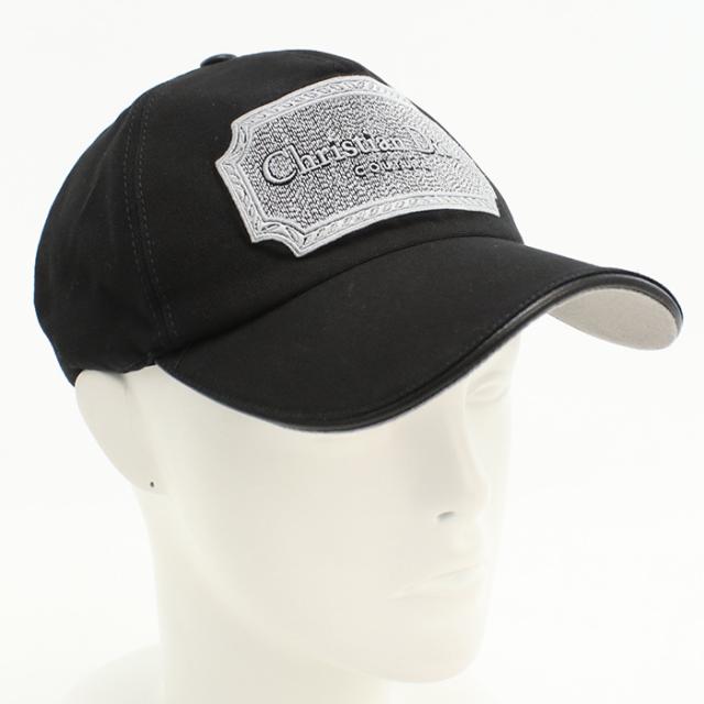 中古美品DIOR ディオール キャップ 243C904C4511 ベースボールキャップ ディオール クチュール メンズ ブラック