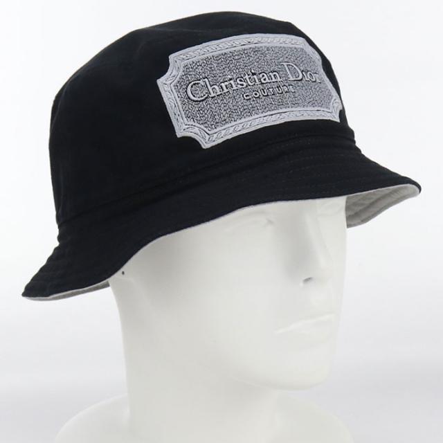 中古良品DIOR ディオール ハット 243C907E4511 バケットハット メンズ ブラック