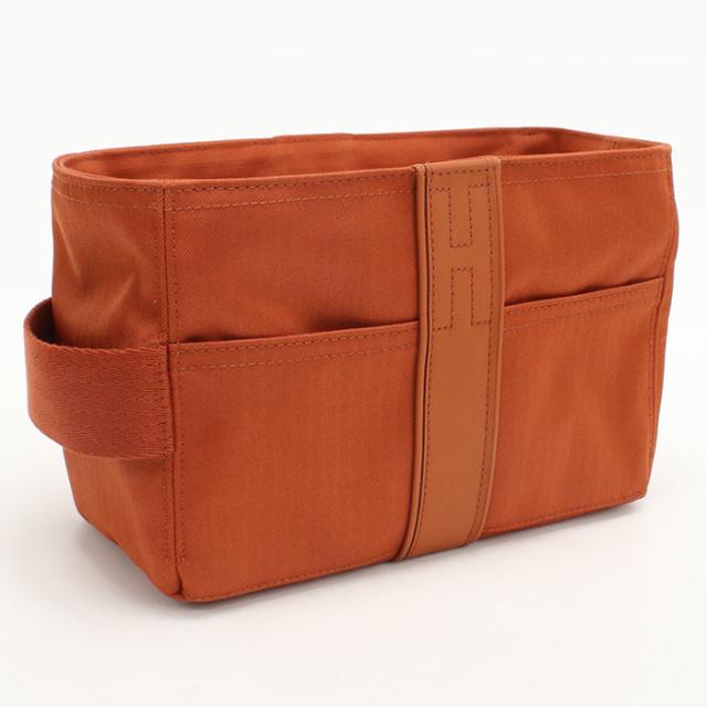 中古良品HERMES エルメス セカンドバッグ セカンドクレシェドトワレGM アカプルコ ユニセックス オレンジ