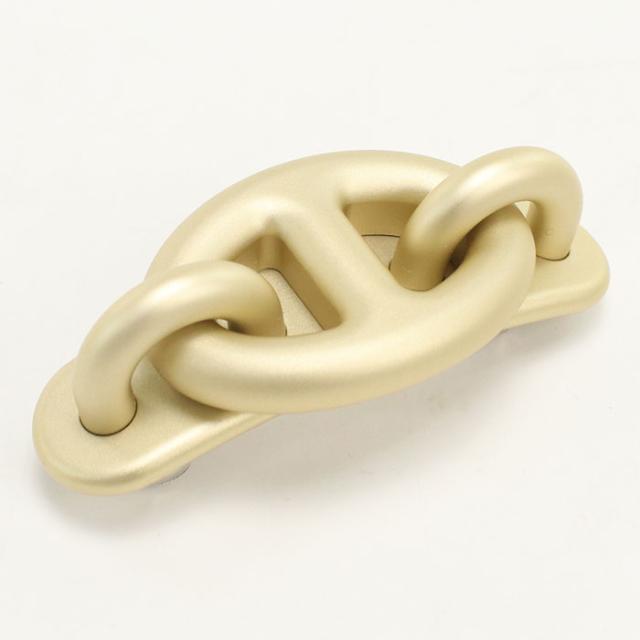 【中古・未使用】HERMES エルメス バレッタ バレッタ PM トリ マイヨン レディース ゴールド